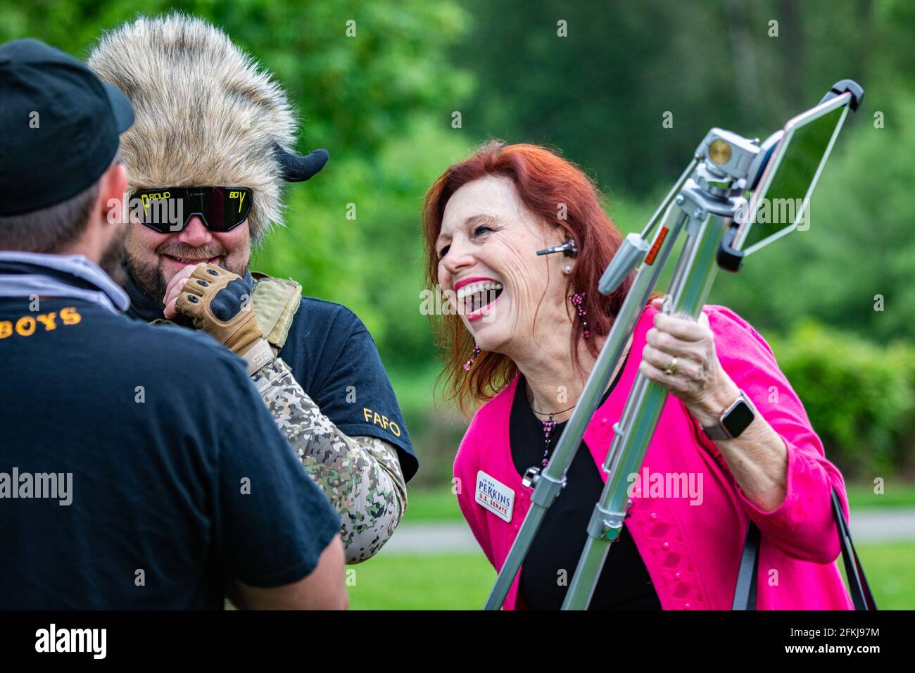 Portland, Oregon. 01st May, 2021. Jo Rae Perkins, a former Republican ...