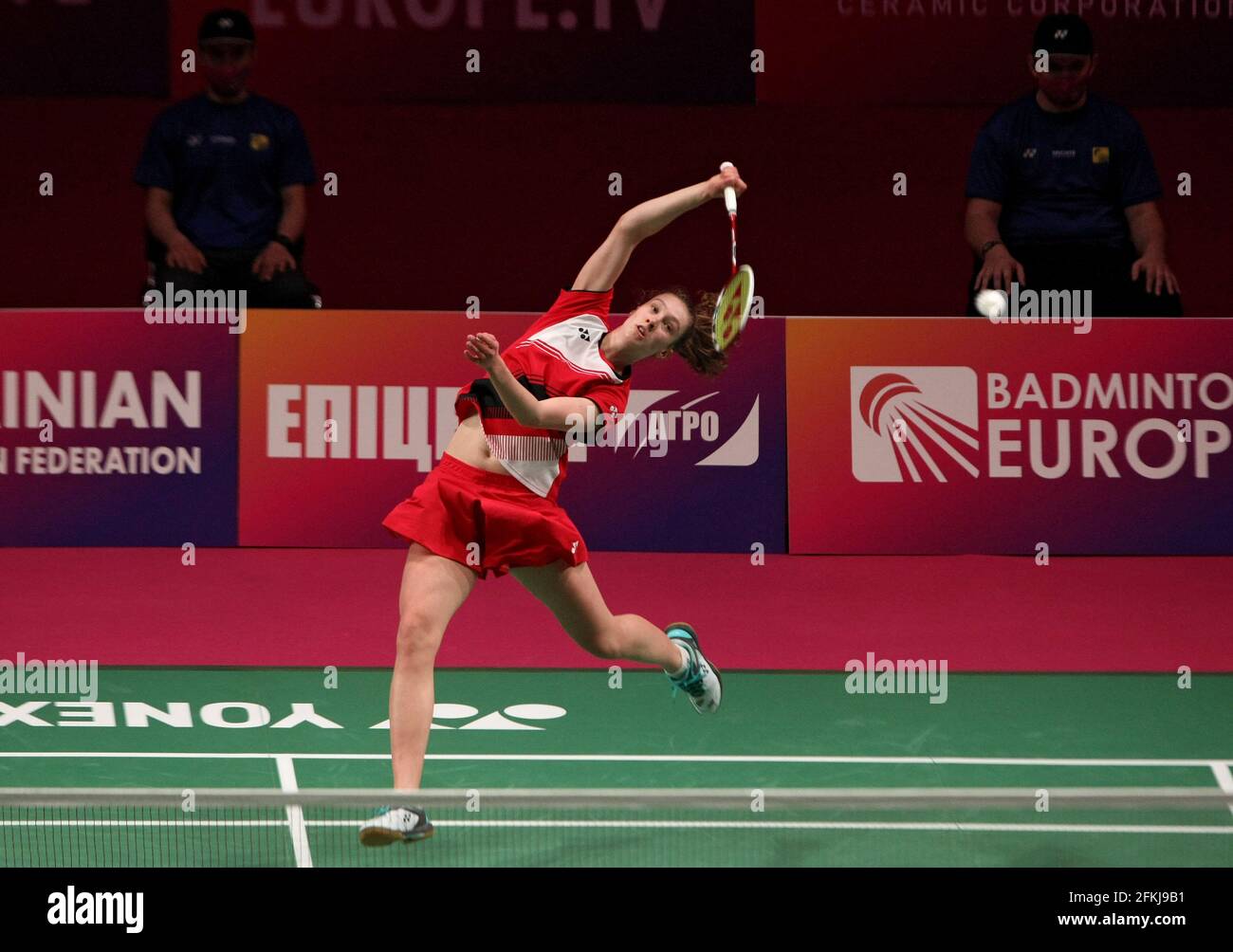 2021 european badminton championships hi-res stock photography and ...