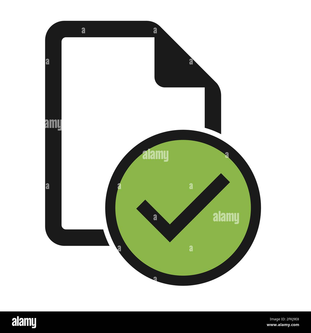 Do's file flat icon isolated on white background. Document symbol ...