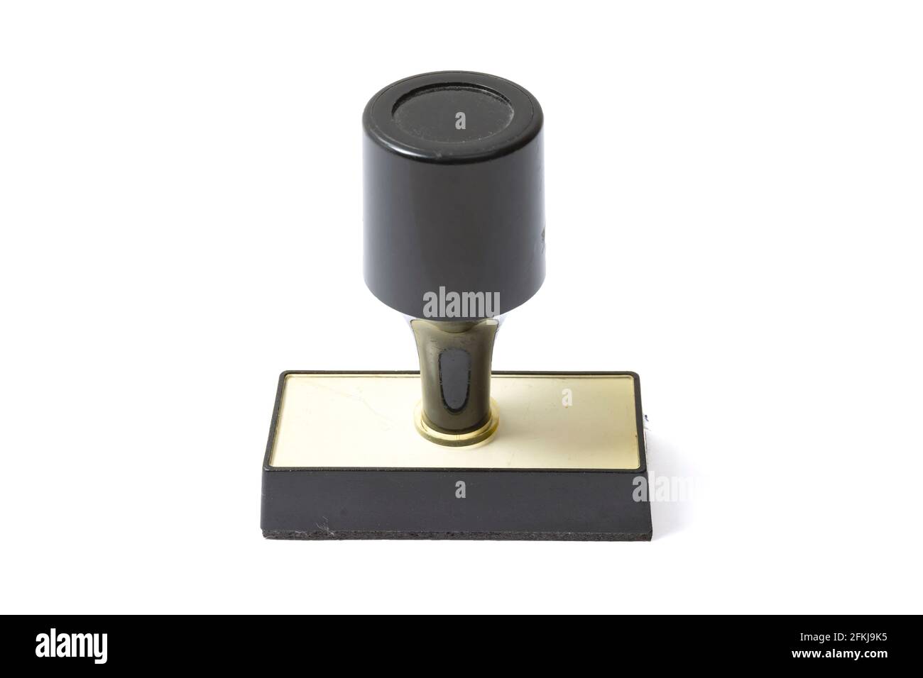 Black stamper on white background Stock Photo - Alamy