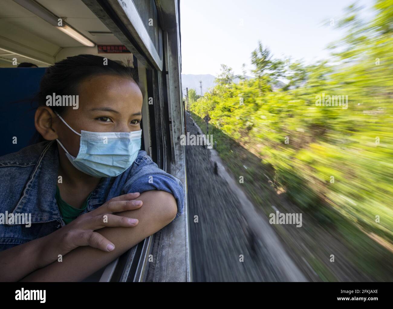 China province slow train hi-res stock photography and images - Alamy