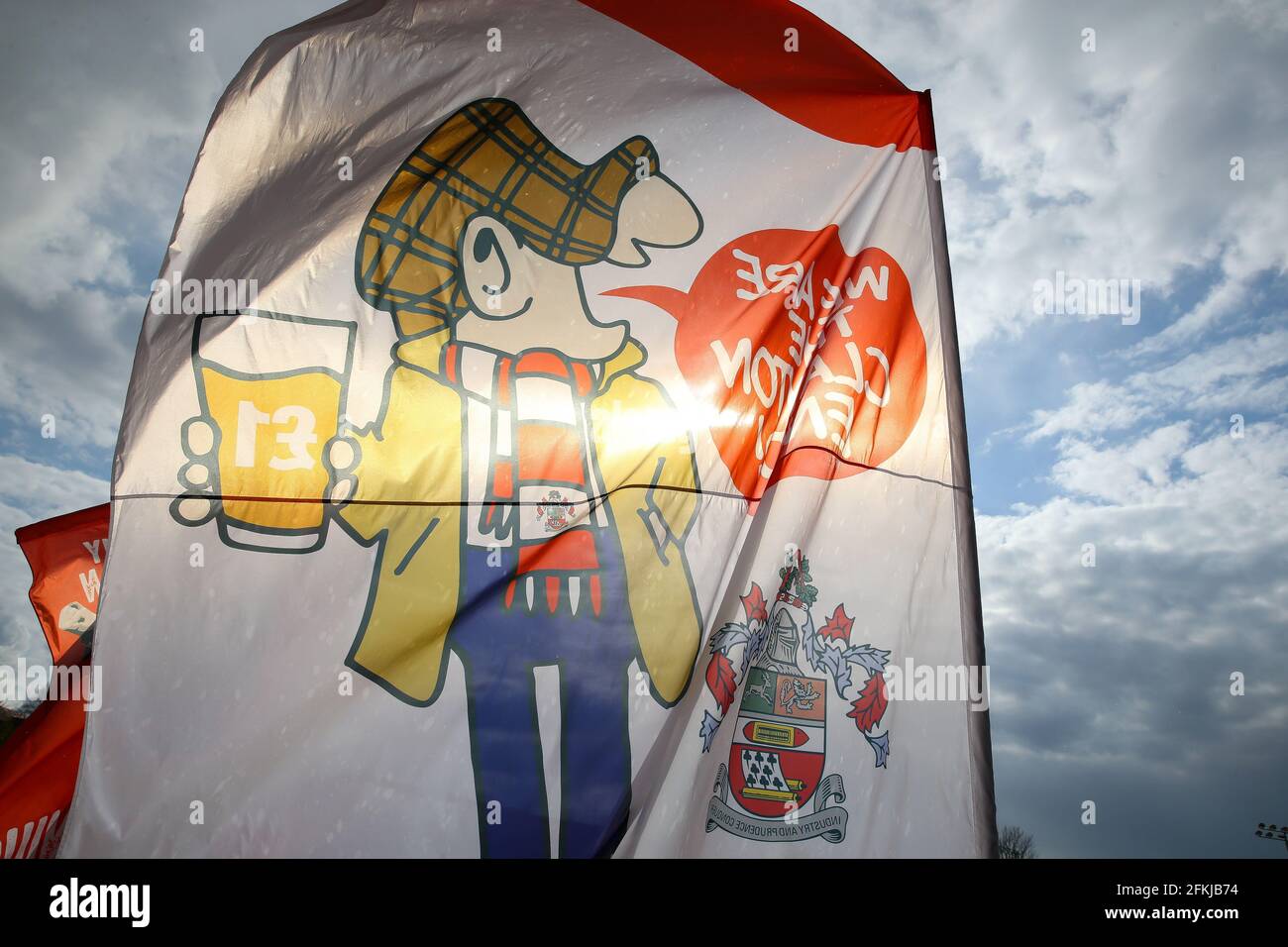 Accrington stanley flags hi-res stock photography and images - Alamy