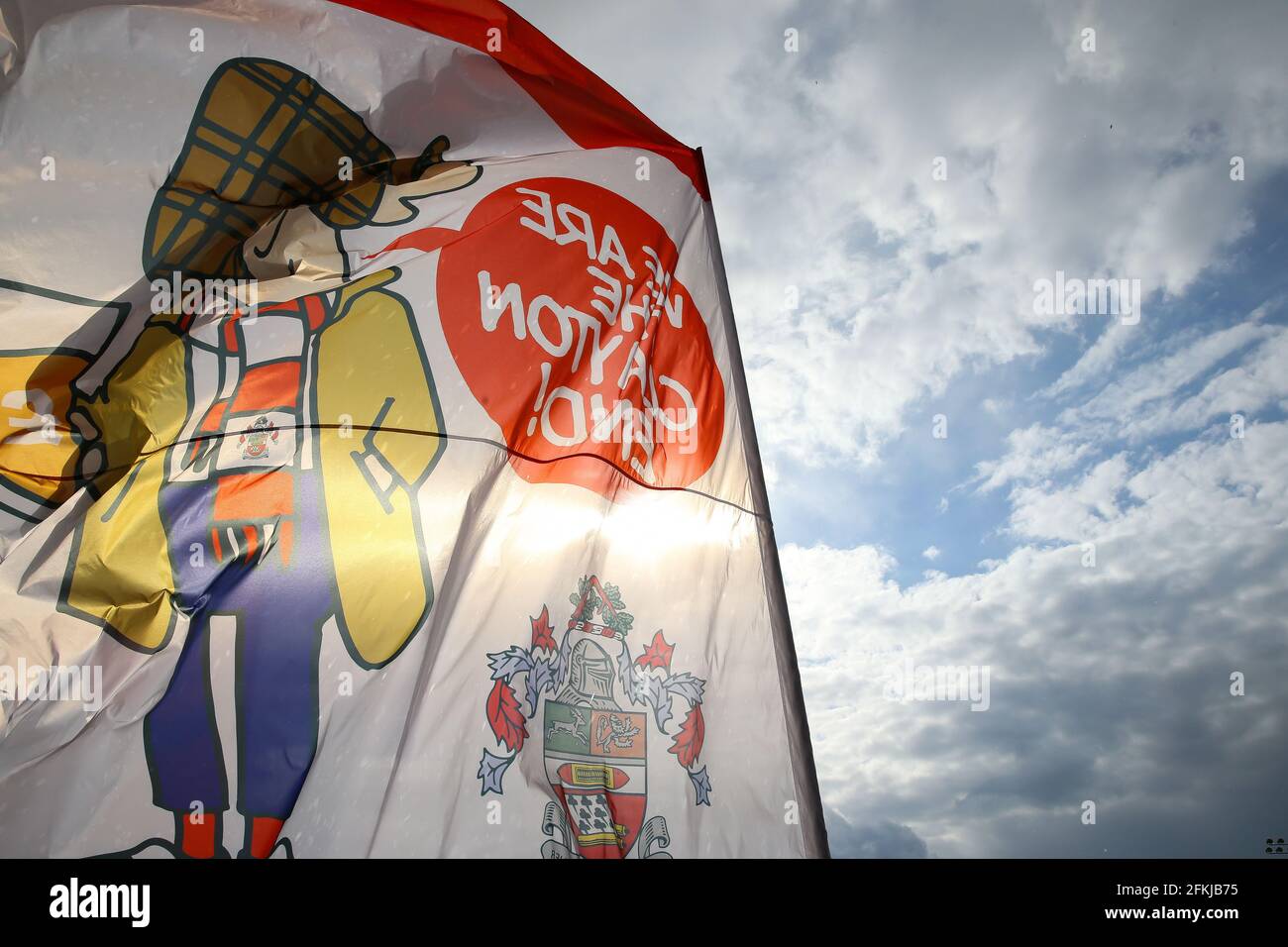 Accrington stanley flags hi-res stock photography and images - Alamy