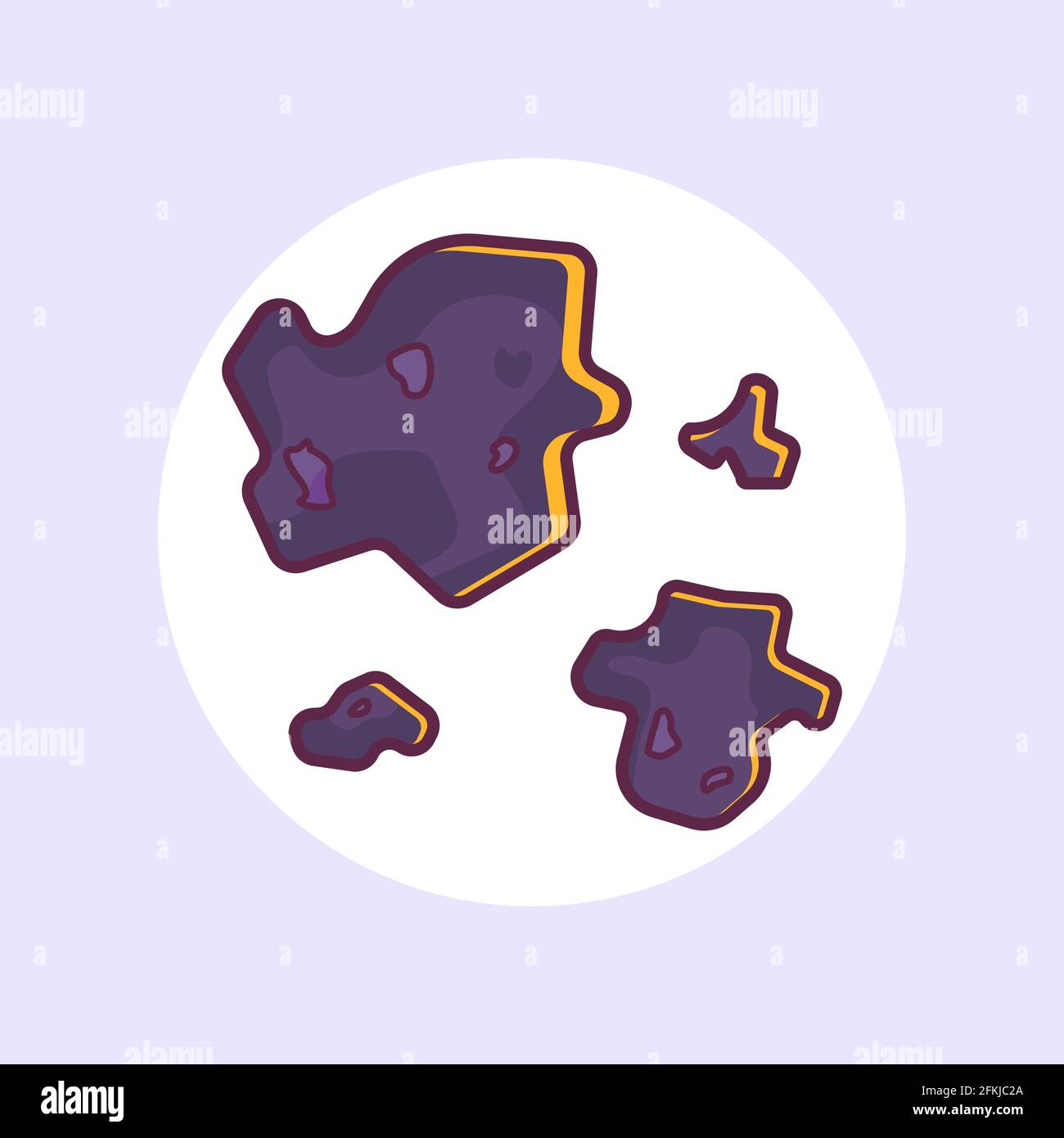 meteor cartoon illustration. Premium vector isolated Stock Vector Image ...