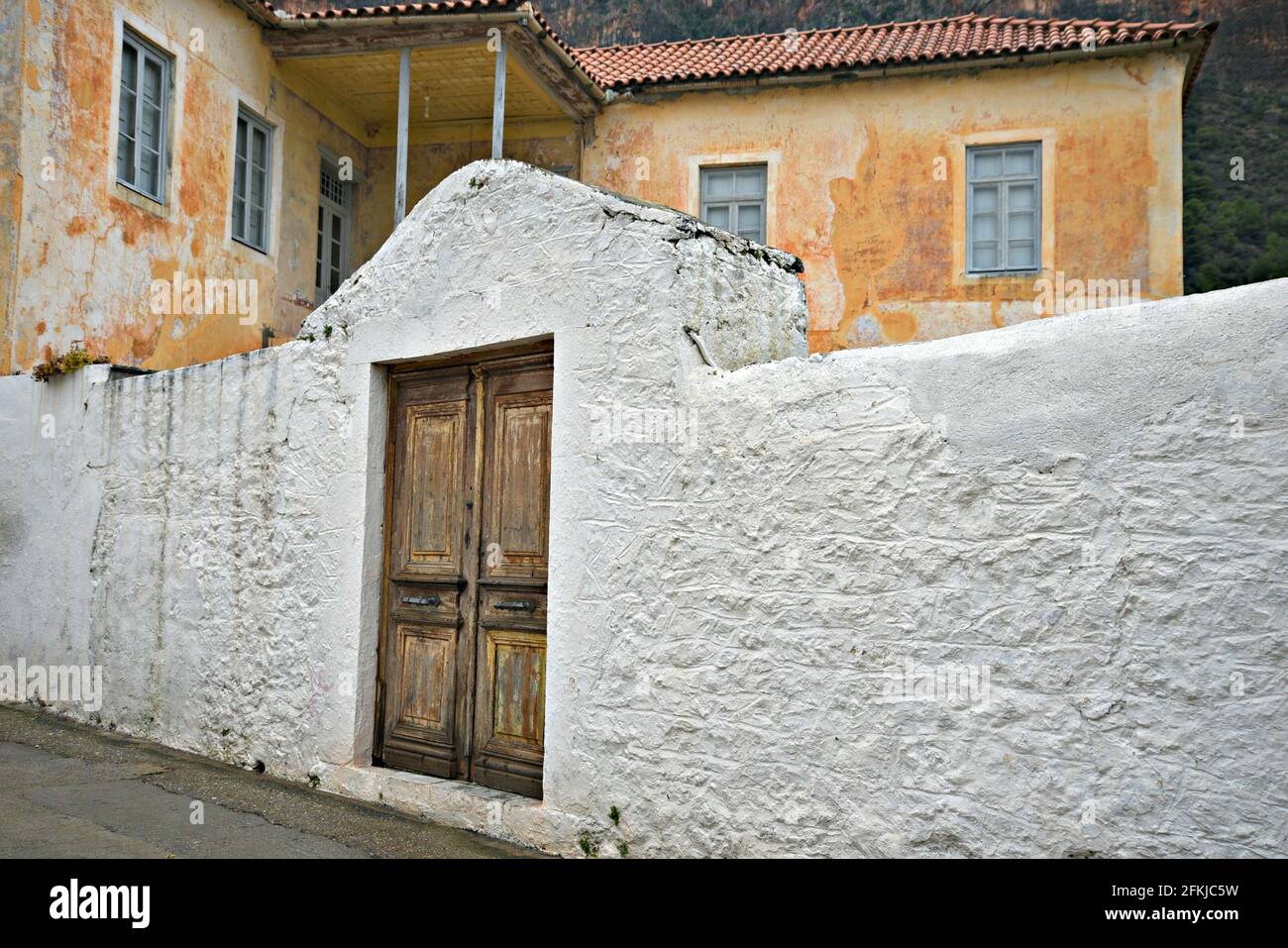 Old traditional rural house in Leonidio, Arcadia Peloponnese, Greece ...