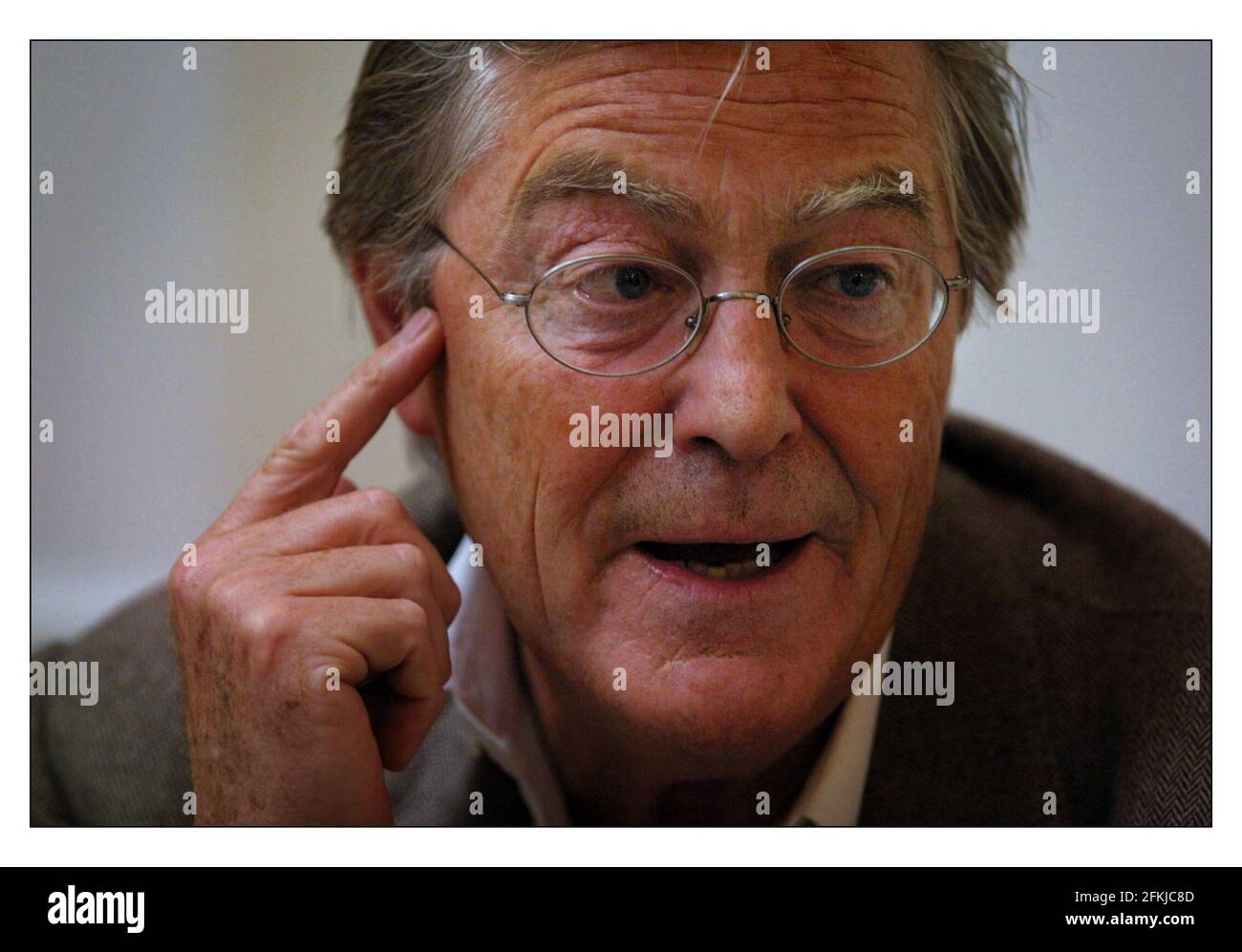 Peter Mayle...... author photographed in the Dukes Hotel, London. pic ...