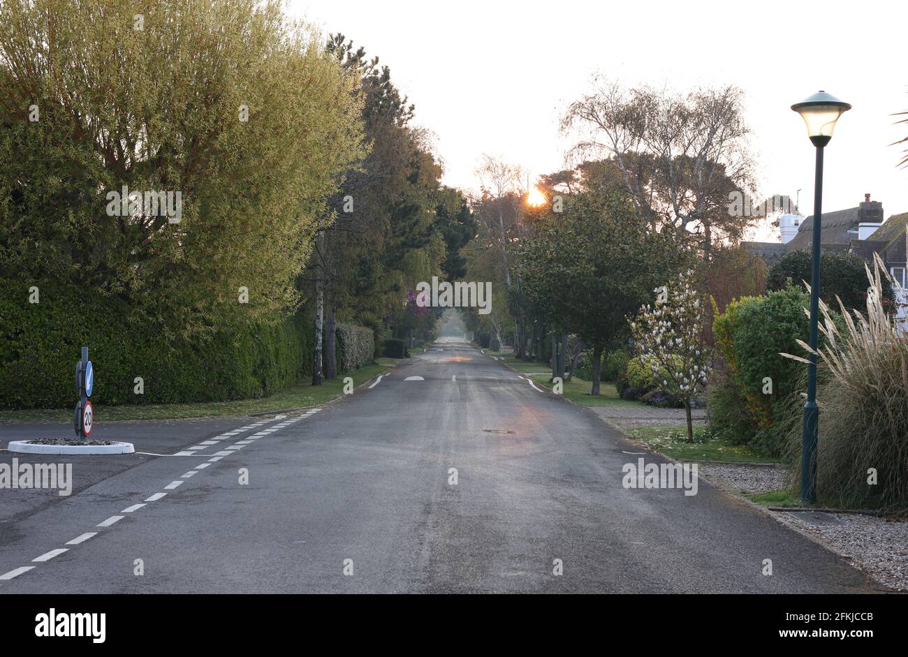 Suburban street, England, UK Stock Photo - Alamy