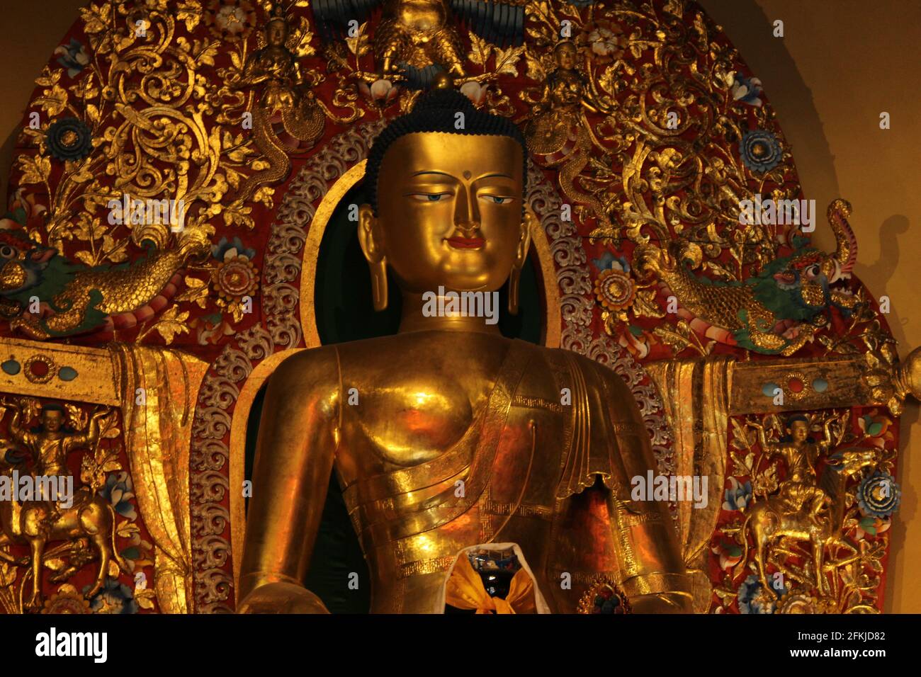 The Meditating Buddha Stock Photo - Alamy