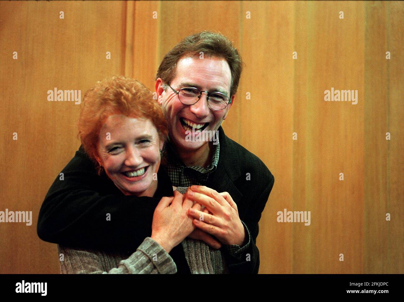 JAMES BOYLE RADIO 4 CONTROLLER AND WIFE NOVEMBER 1998 Stock Photo - Alamy