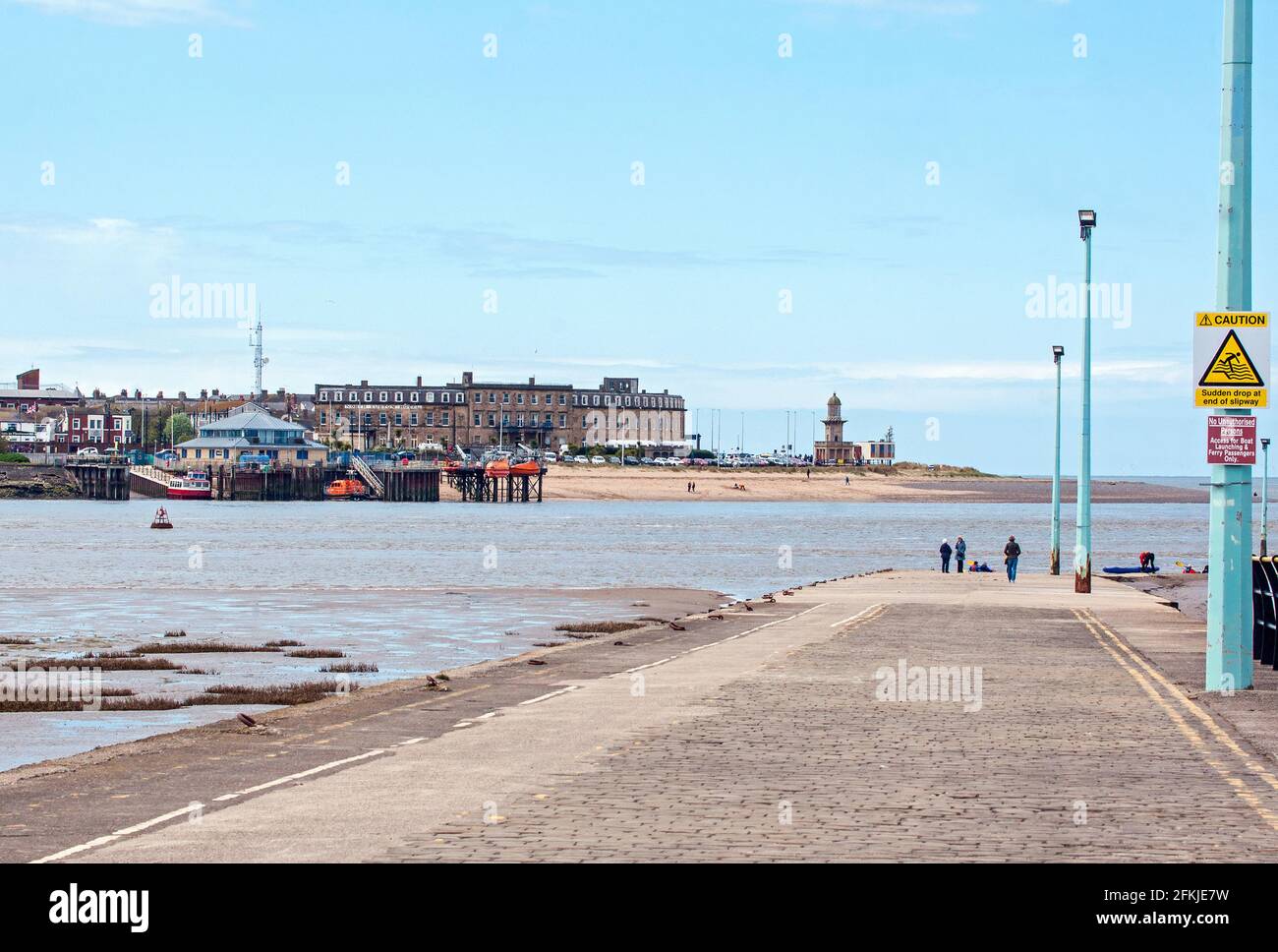 The beach lighthouse fleetwood hi-res stock photography and images - Alamy