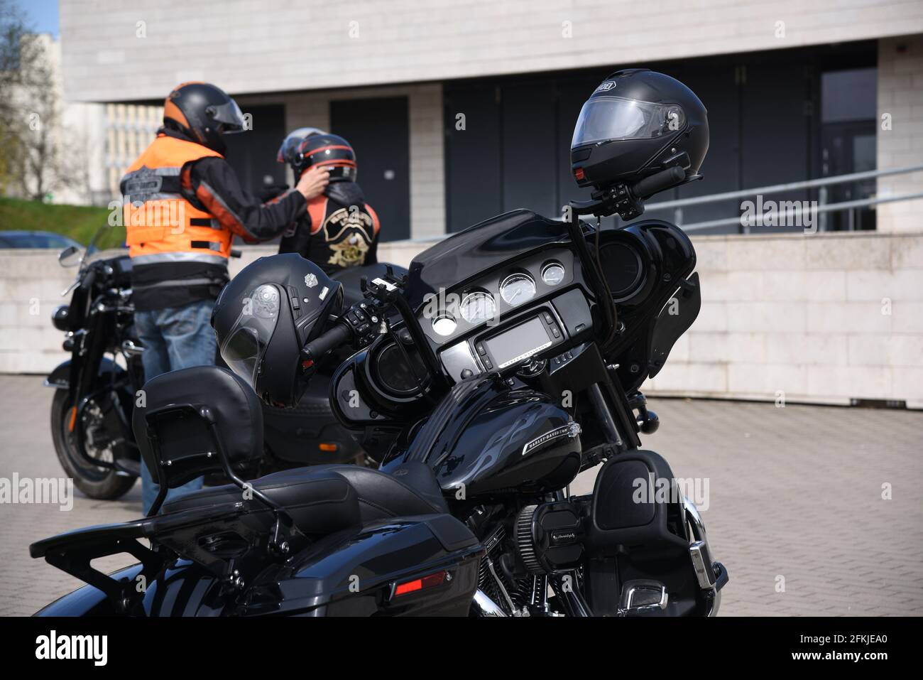 Harley davidson motorcycle helmet hi-res stock photography and images ...