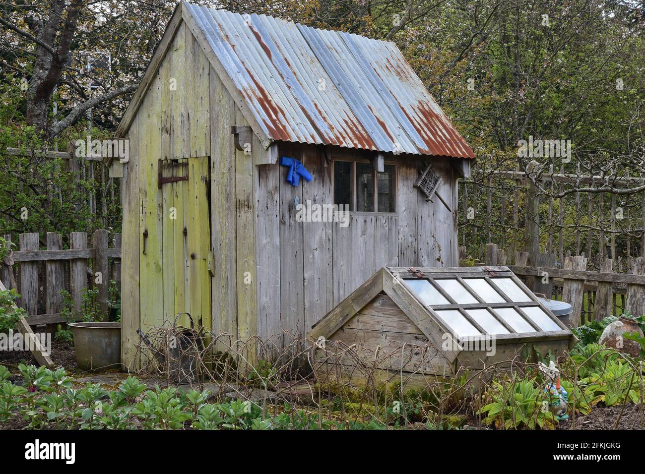 Rustic shed and cold frame hi-res stock photography and images - Alamy