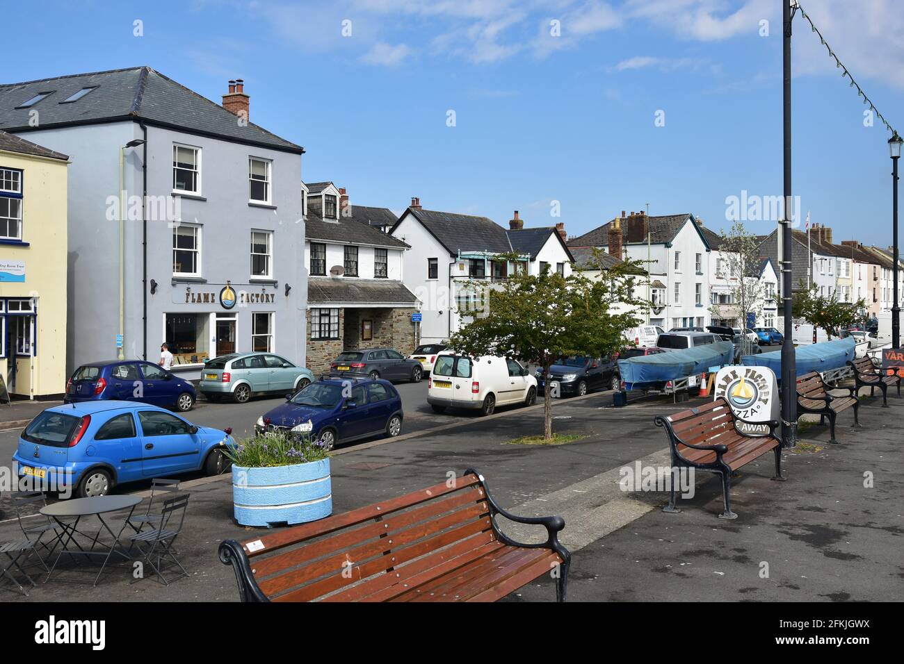 Appledore, North Devon, Spring sunshine Stock Photo - Alamy