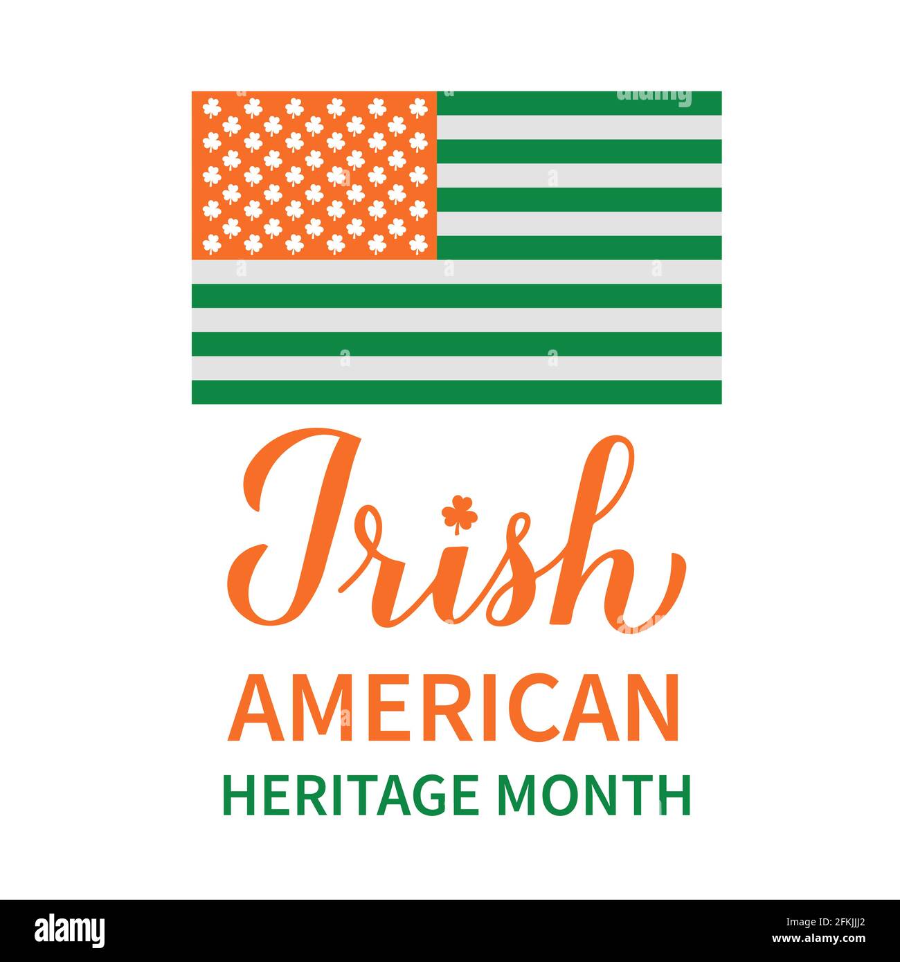 Irish american heritage month Stock Vector Images - Alamy