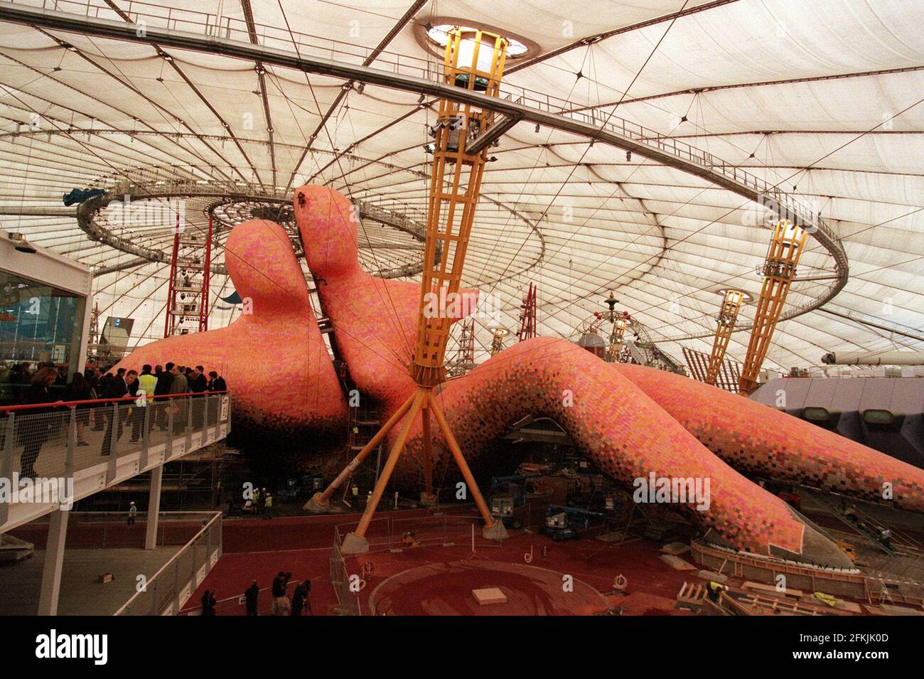 Millennium Dome Body. The Body Zone, centre-piece of the Millennium ...