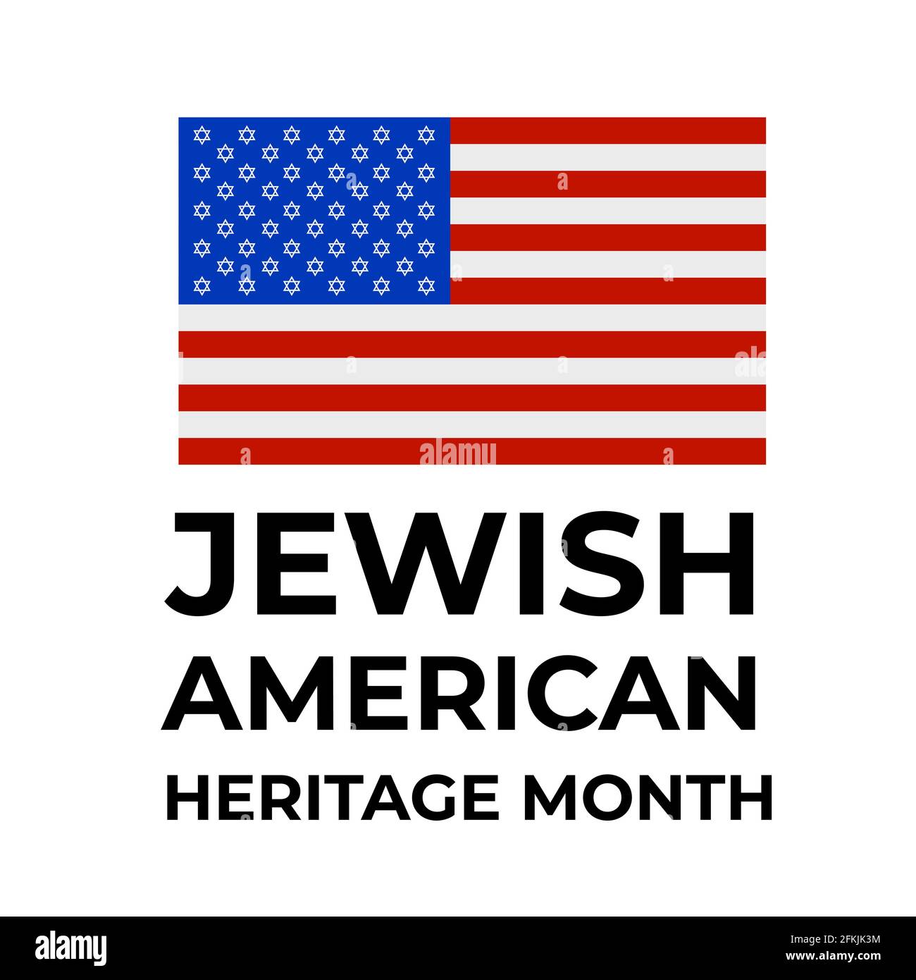Jewish-American Heritage Month typography poster. Annual event in ...