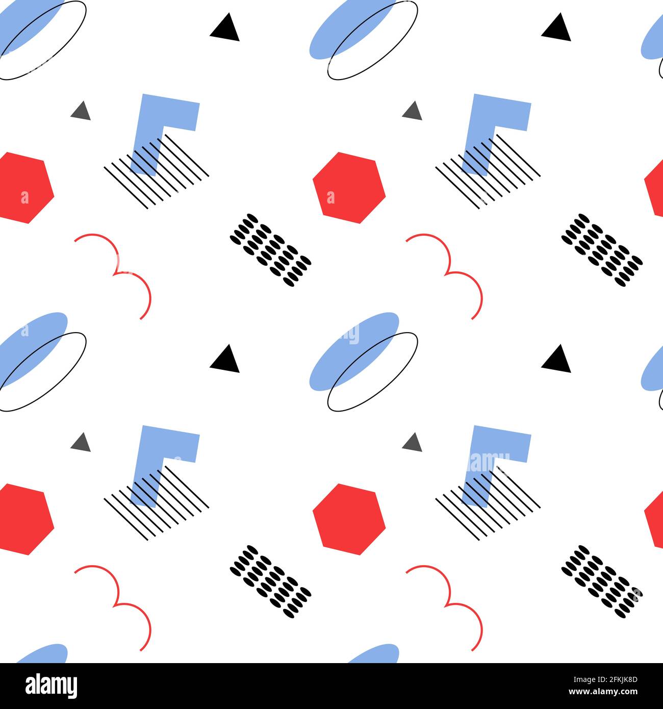 Geometric pattern color figures Cut Out Stock Images & Pictures - Alamy