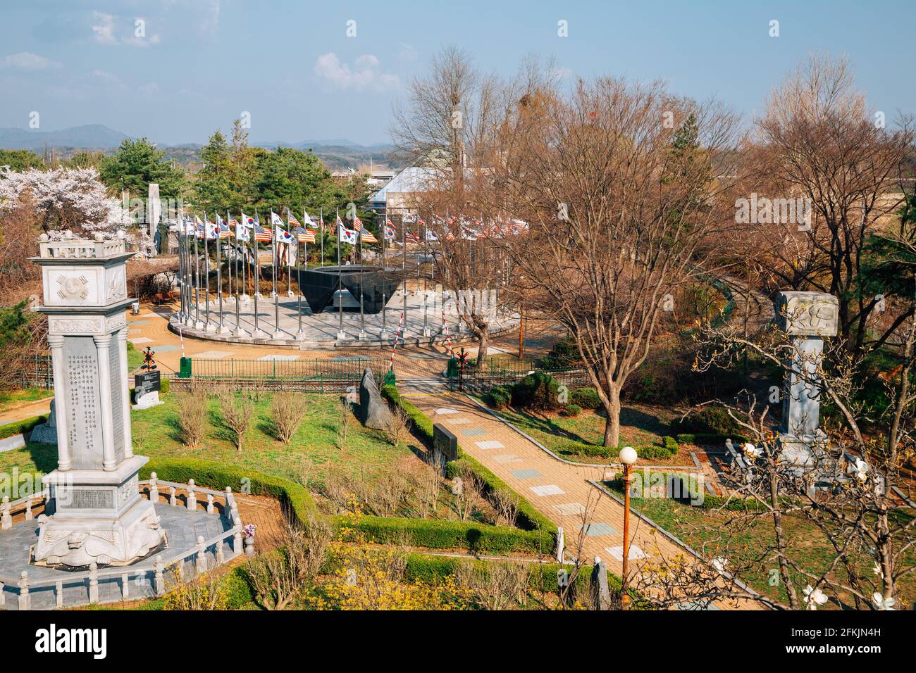 Paju, Korea - April 6, 2021 : Imjingak Pyeonghoa-Nuri park Stock Photo ...