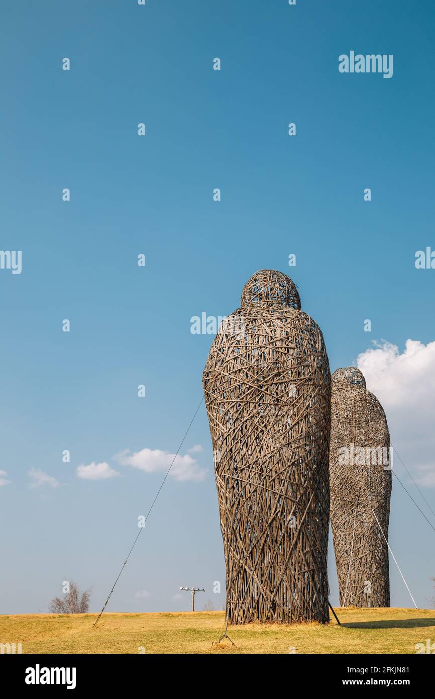 Paju, Korea - April 6, 2021 : Imjingak Pyeonghoa-Nuri park Stock Photo ...