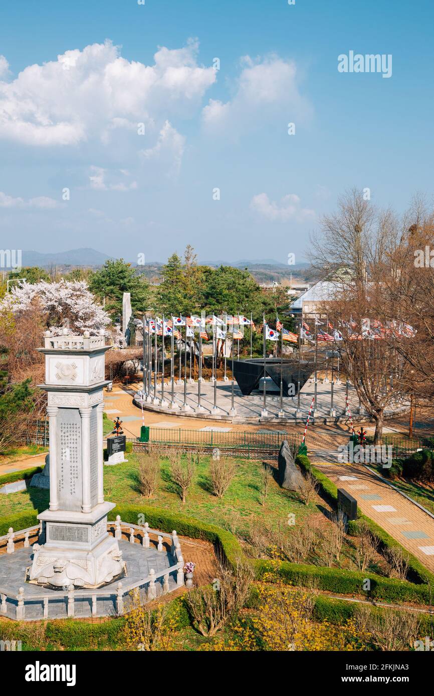 Paju, Korea - April 6, 2021 : Imjingak Pyeonghoa-Nuri park Stock Photo ...