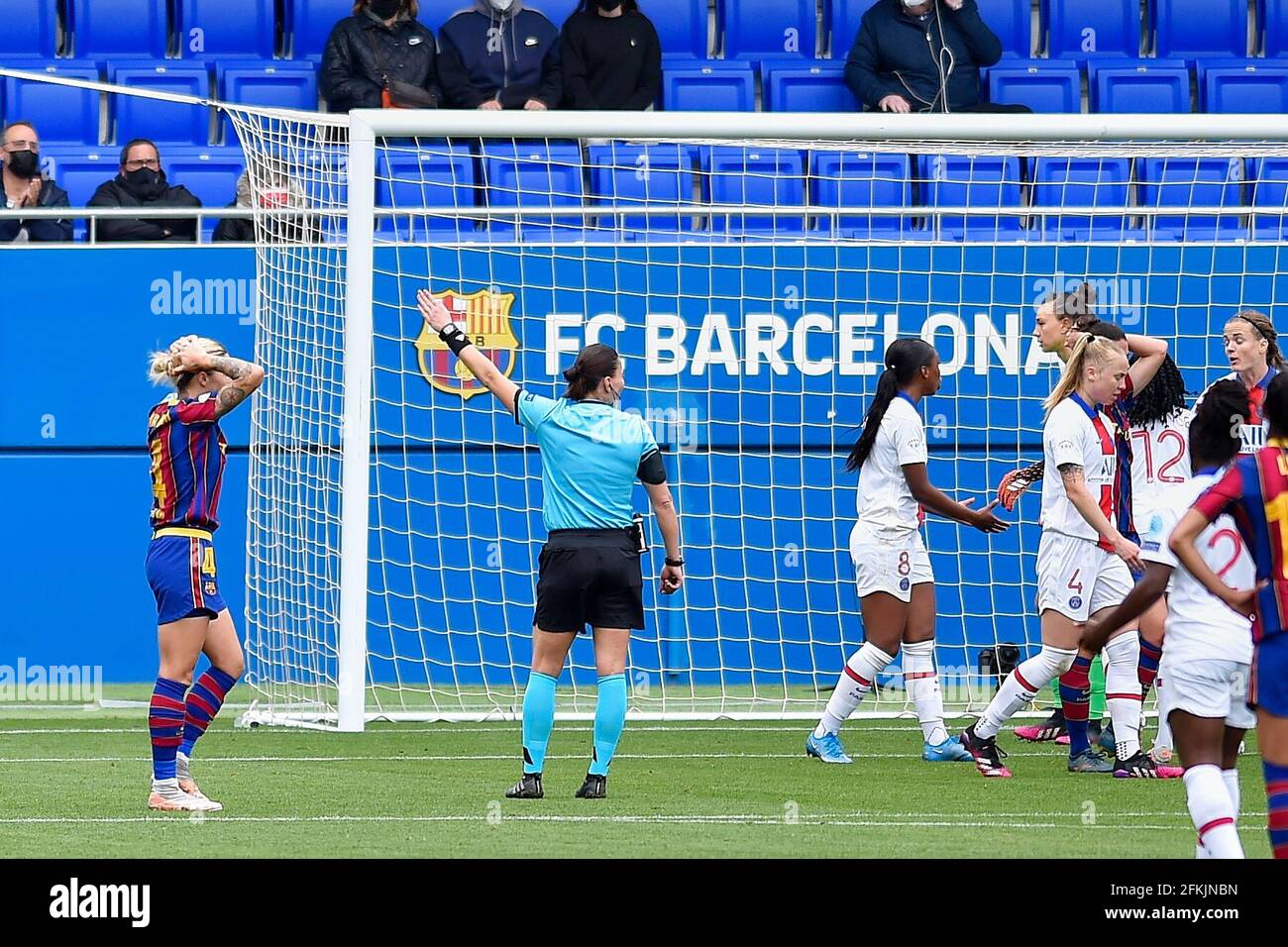 Barcelona, Spain. 2nd May, 2021. Maria Leon of FC Barcelona during the ...