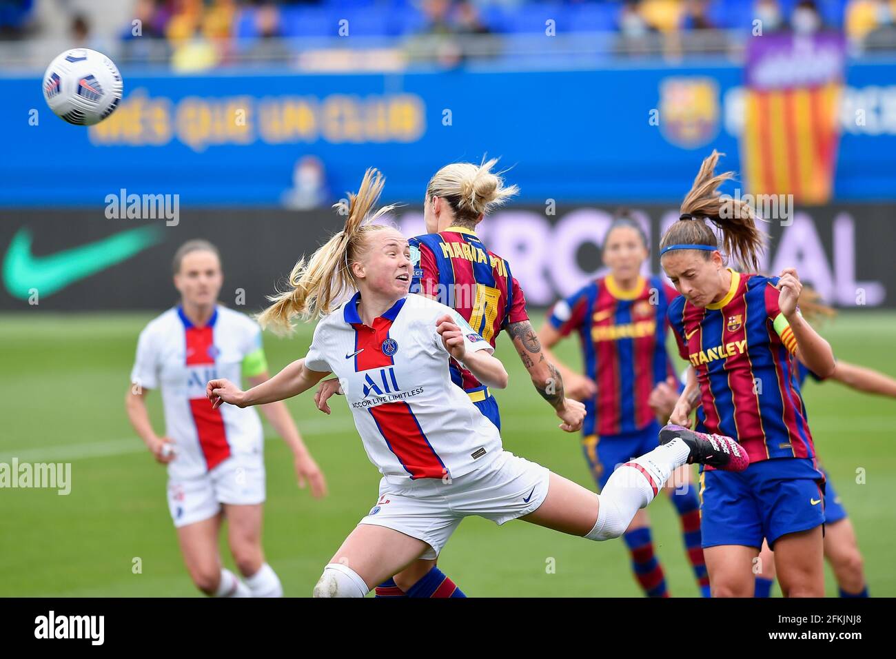 Barcelona, Spain. 2nd May, 2021. Maria Leon of FC Barcelona during the ...