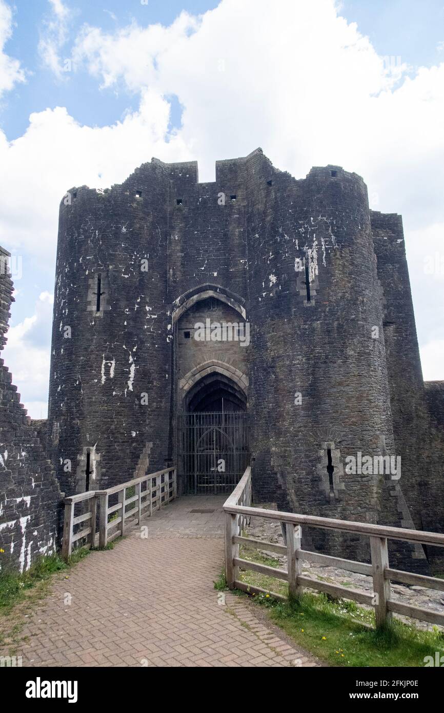 Caerphilly Castle South Wales High Resolution Stock Photography and ...