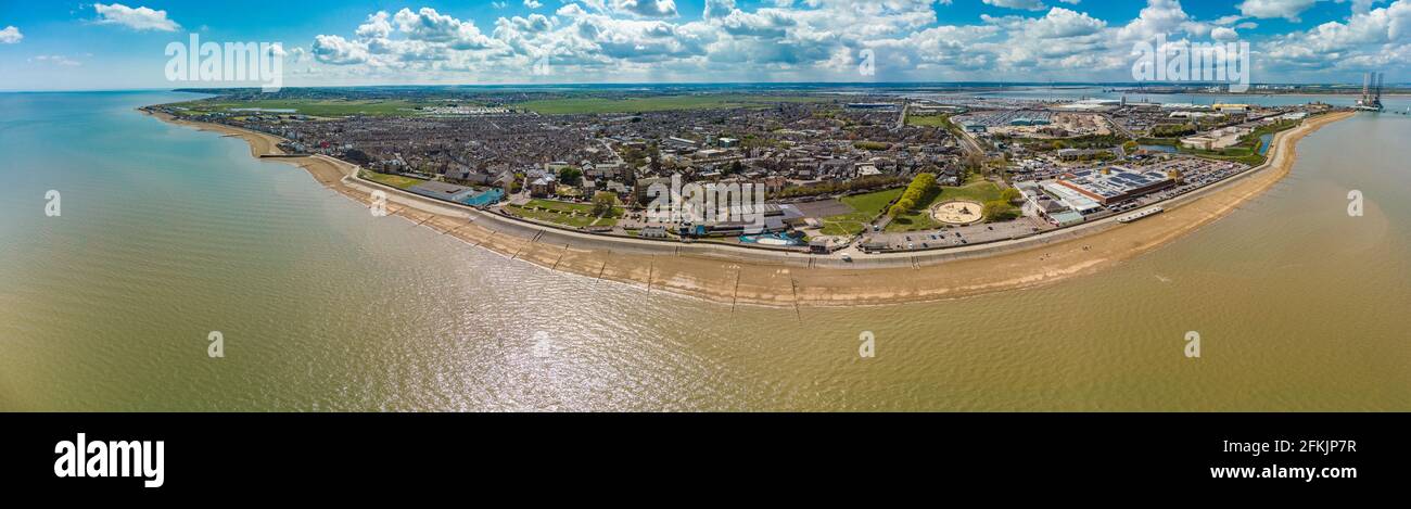 Isle of Sheppey - island off the northern coast of Kent, England, near ...