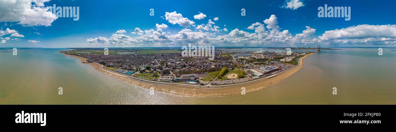Isle of Sheppey - island off the northern coast of Kent, England, near ...