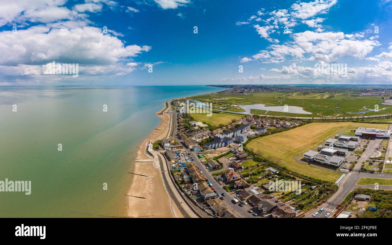 Isle of Sheppey - island off the northern coast of Kent, England, near ...