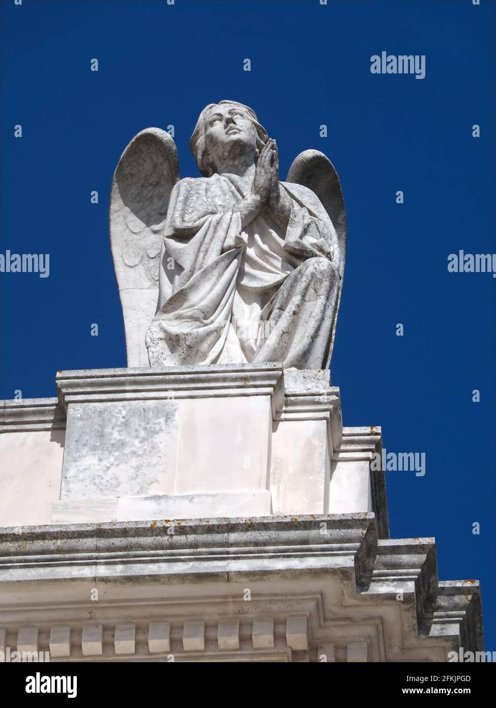 Sculpture angel on facade cathedral hi-res stock photography and images ...
