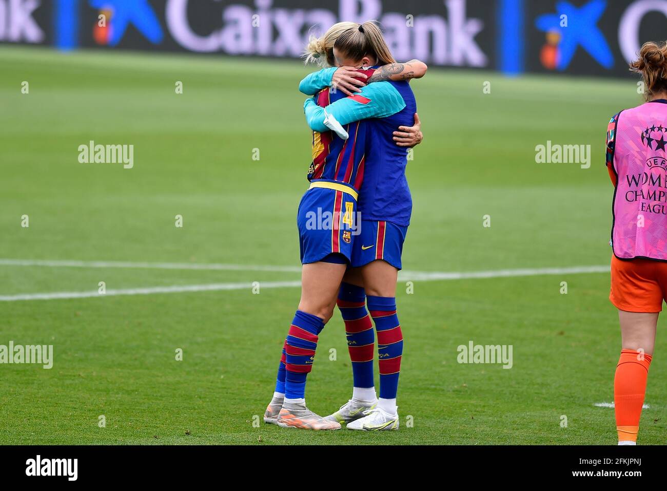 Barcelona, Spain. 2nd May, 2021. Maria Leon of FC Barcelona celebrate ...