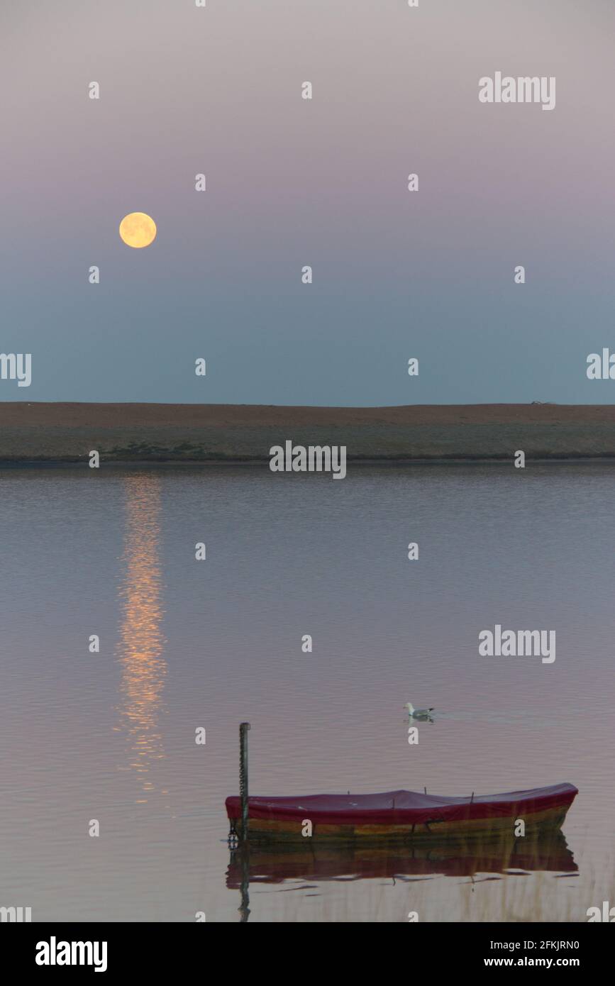 moon fleet, Dorset by morning glow Stock Photo - Alamy