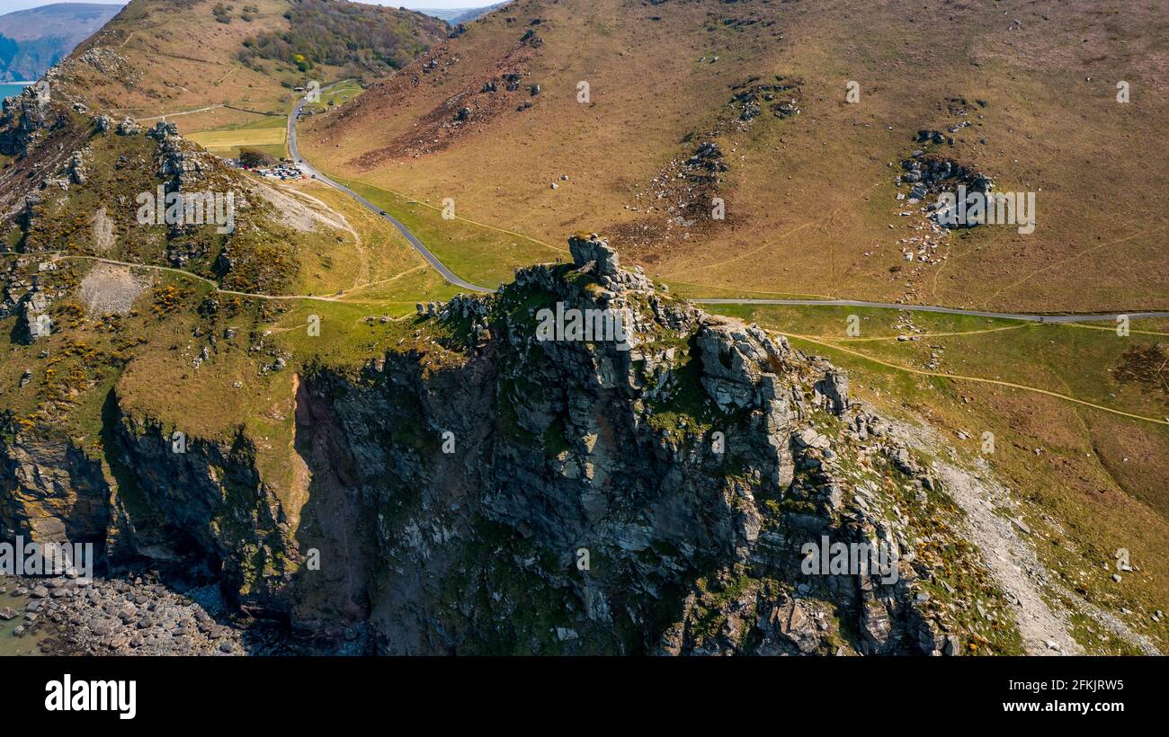 Valley of Rocks Stock Photo - Alamy