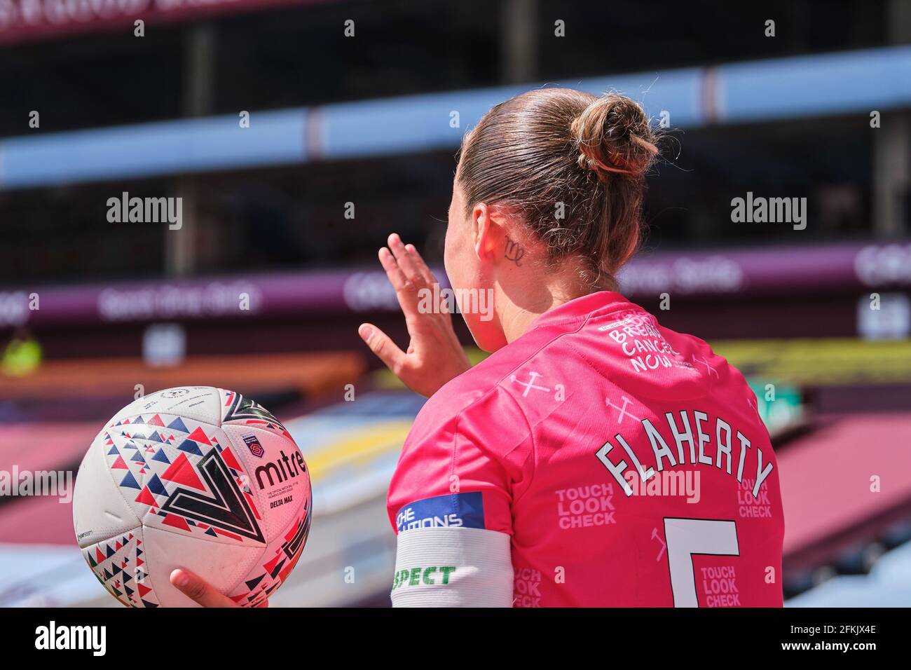 Birmingham, UK. 02nd May, 2021. Gilly Flaherty (5 West Ham) in action ...