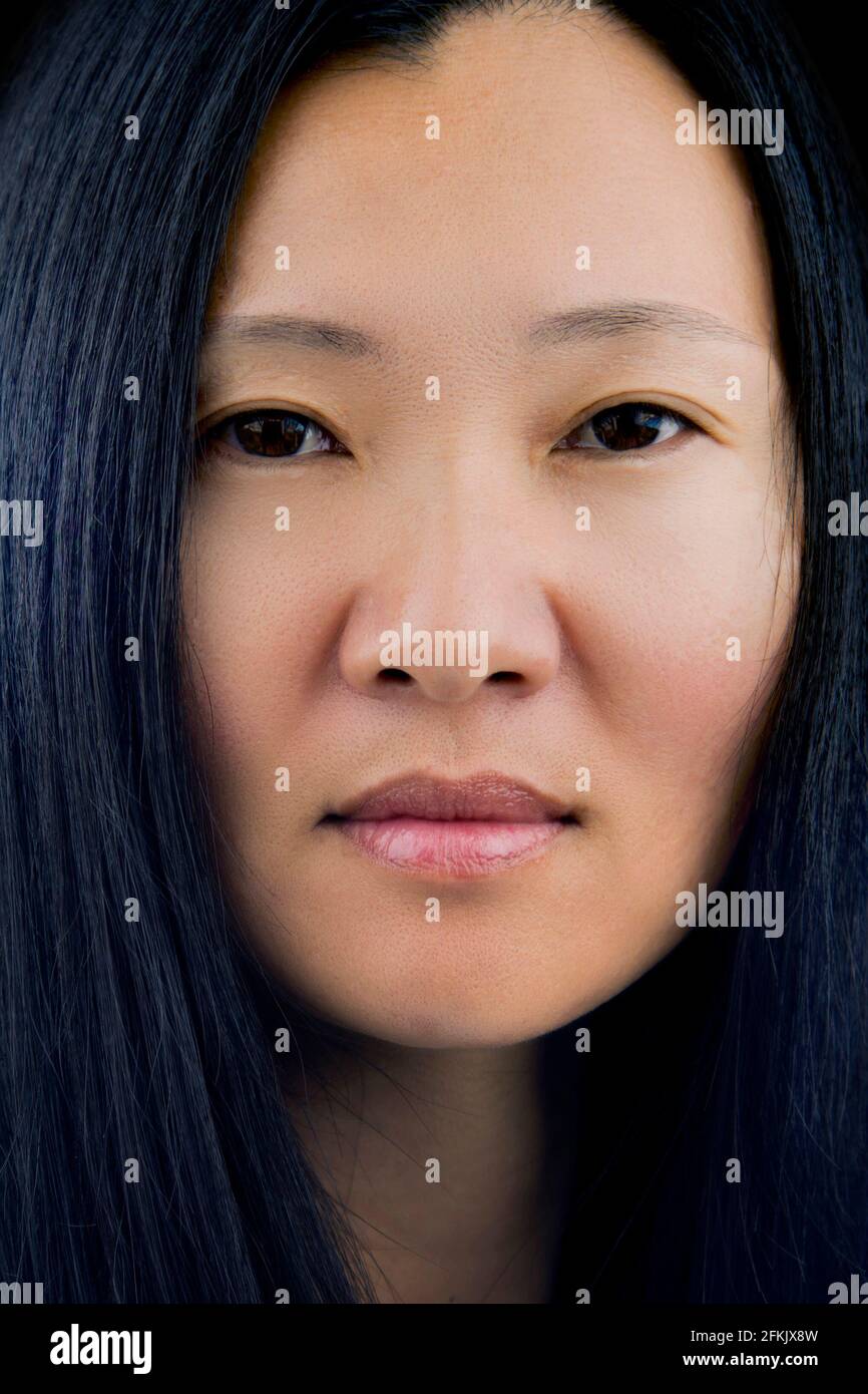 Beautiful Asian Face Stock Photo - Alamy