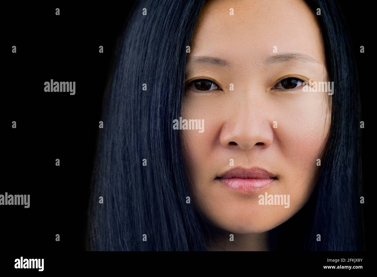 Beautiful Asian Face Stock Photo - Alamy