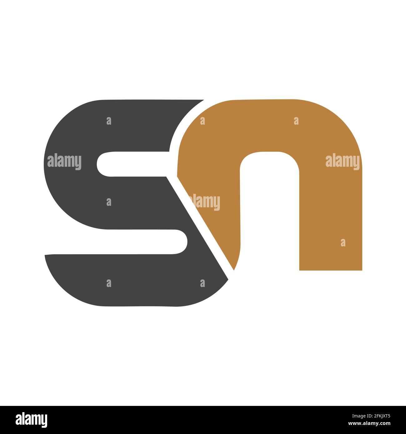NS, SN, S AND N Abstract initial monogram letter alphabet logo design ...