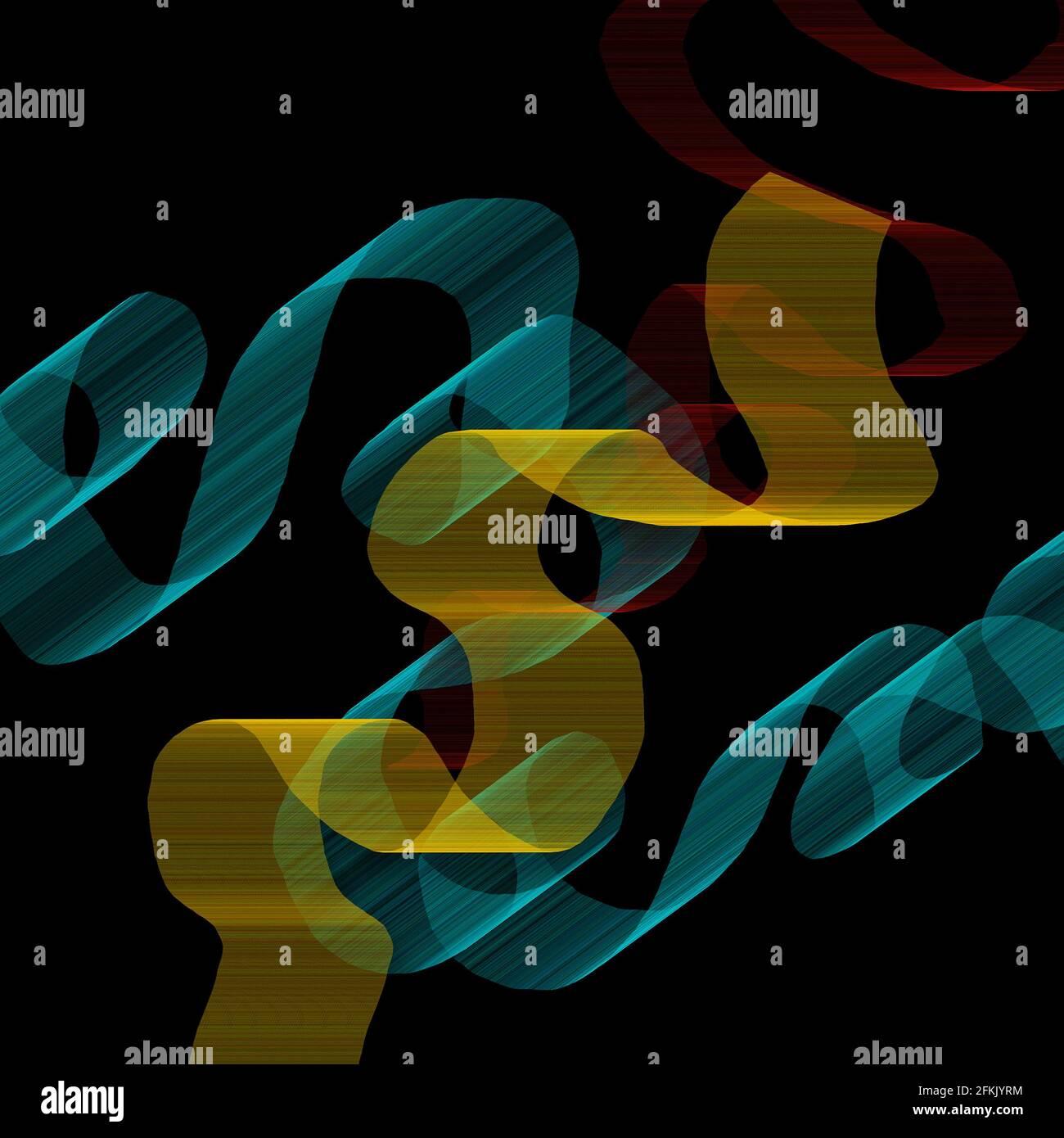 Fluid color movement. Modern digital art. 3D rendering Stock Photo - Alamy