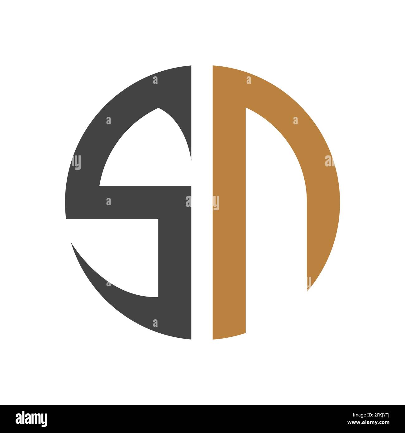 NS, SN, S AND N Abstract initial monogram letter alphabet logo design ...