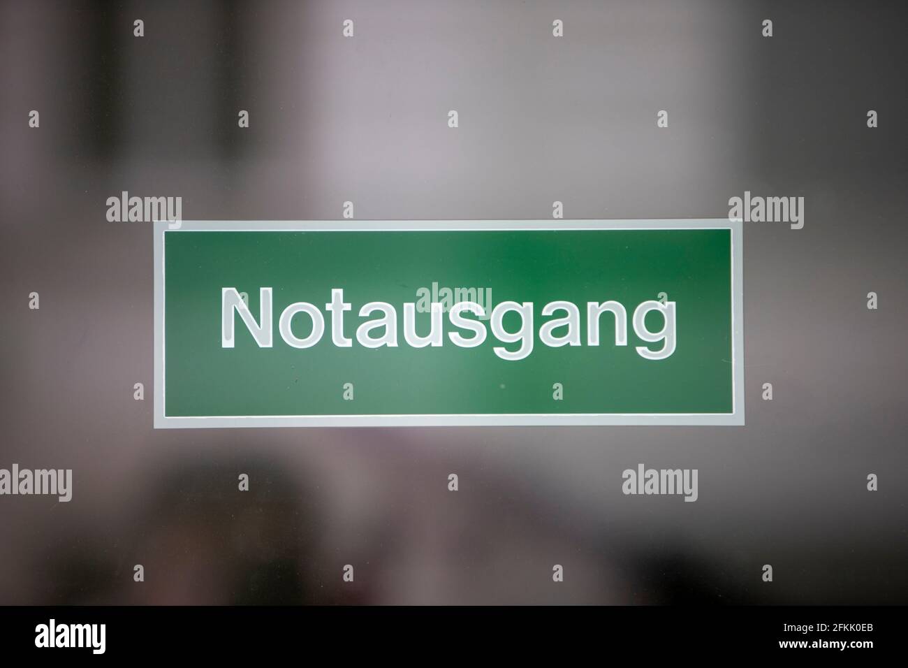 German Exit Sign High Resolution Stock Photography and Images - Alamy