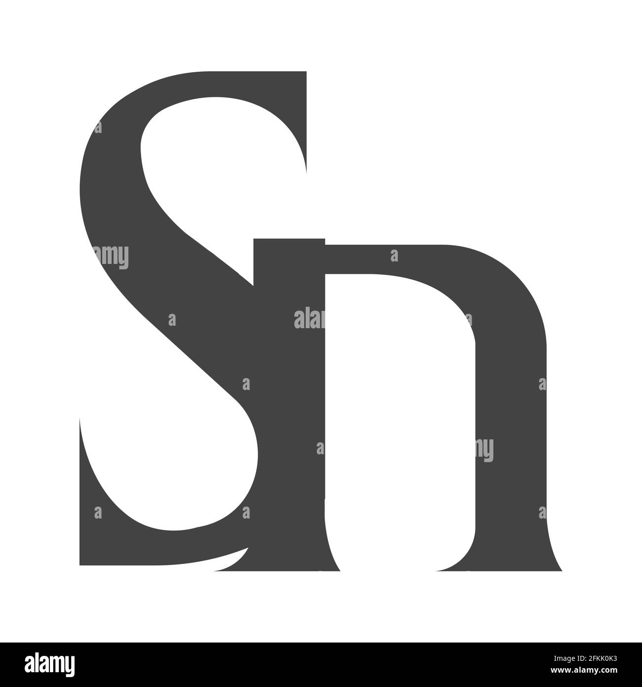 NS, SN, S AND N Abstract initial monogram letter alphabet logo design ...