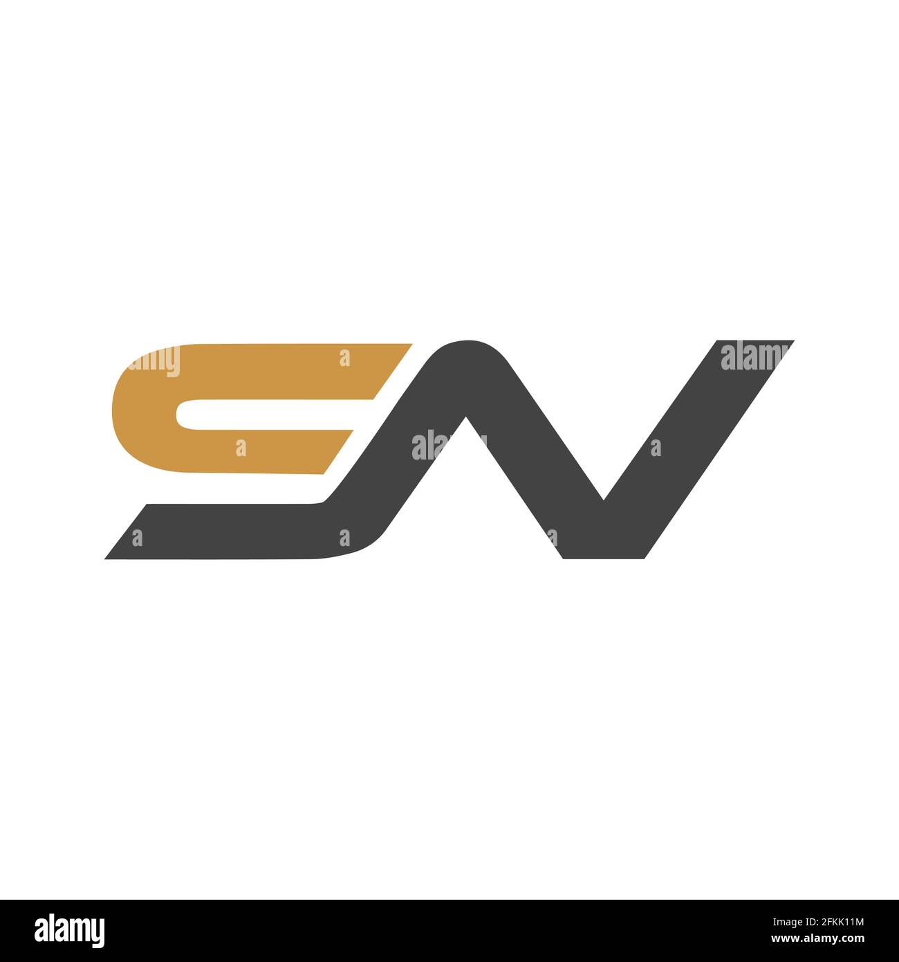 NS, SN, S AND N Abstract initial monogram letter alphabet logo design ...