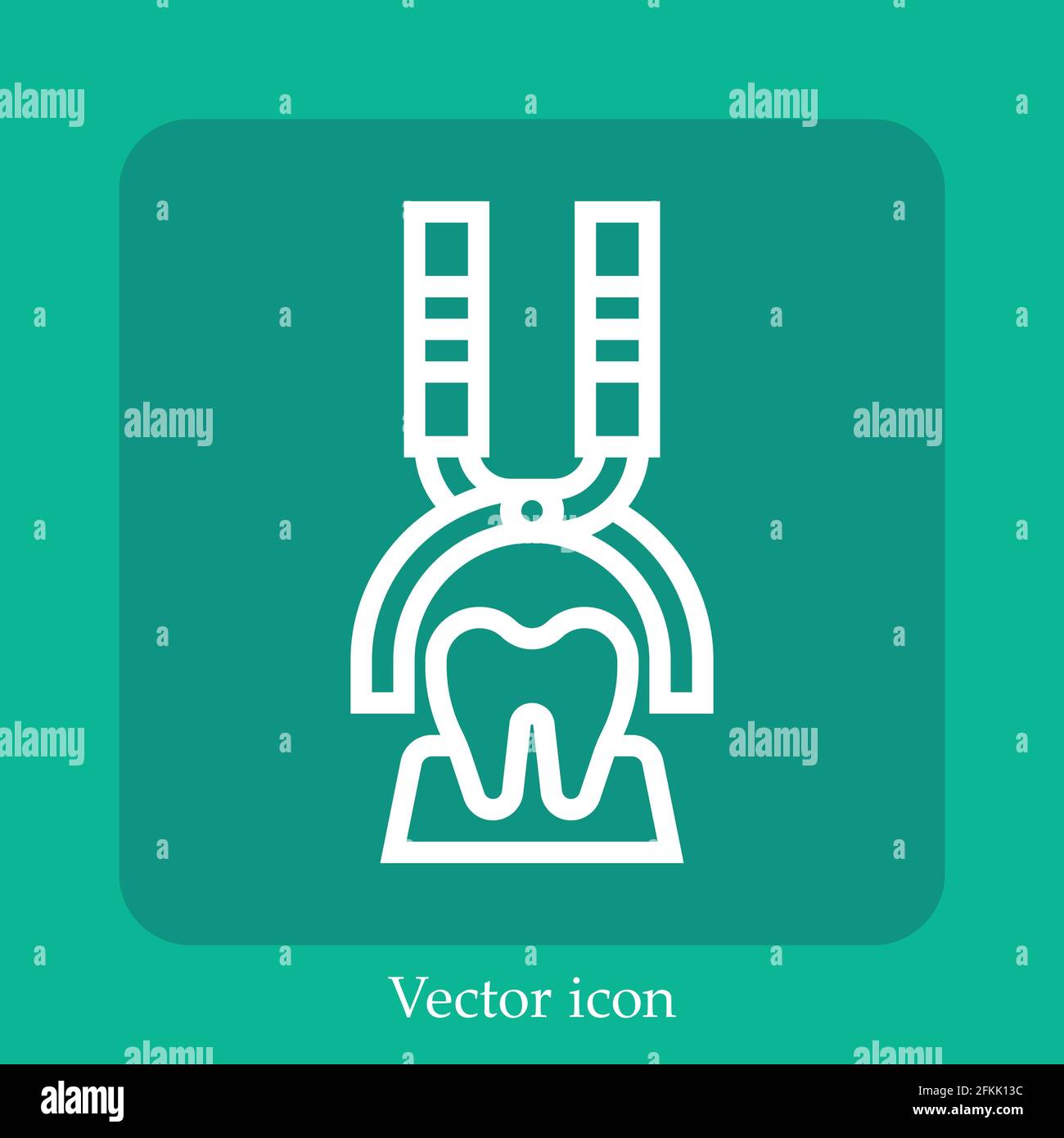 extraction vector icon linear icon.Line with Editable stroke Stock ...