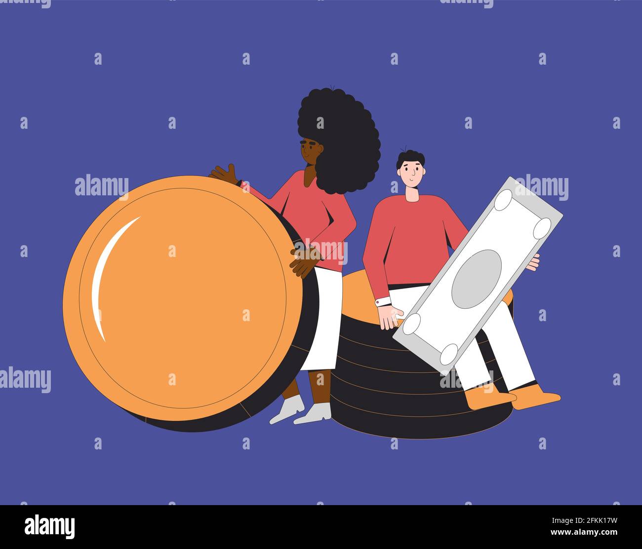 Sitting african american family Stock Vector Images - Alamy