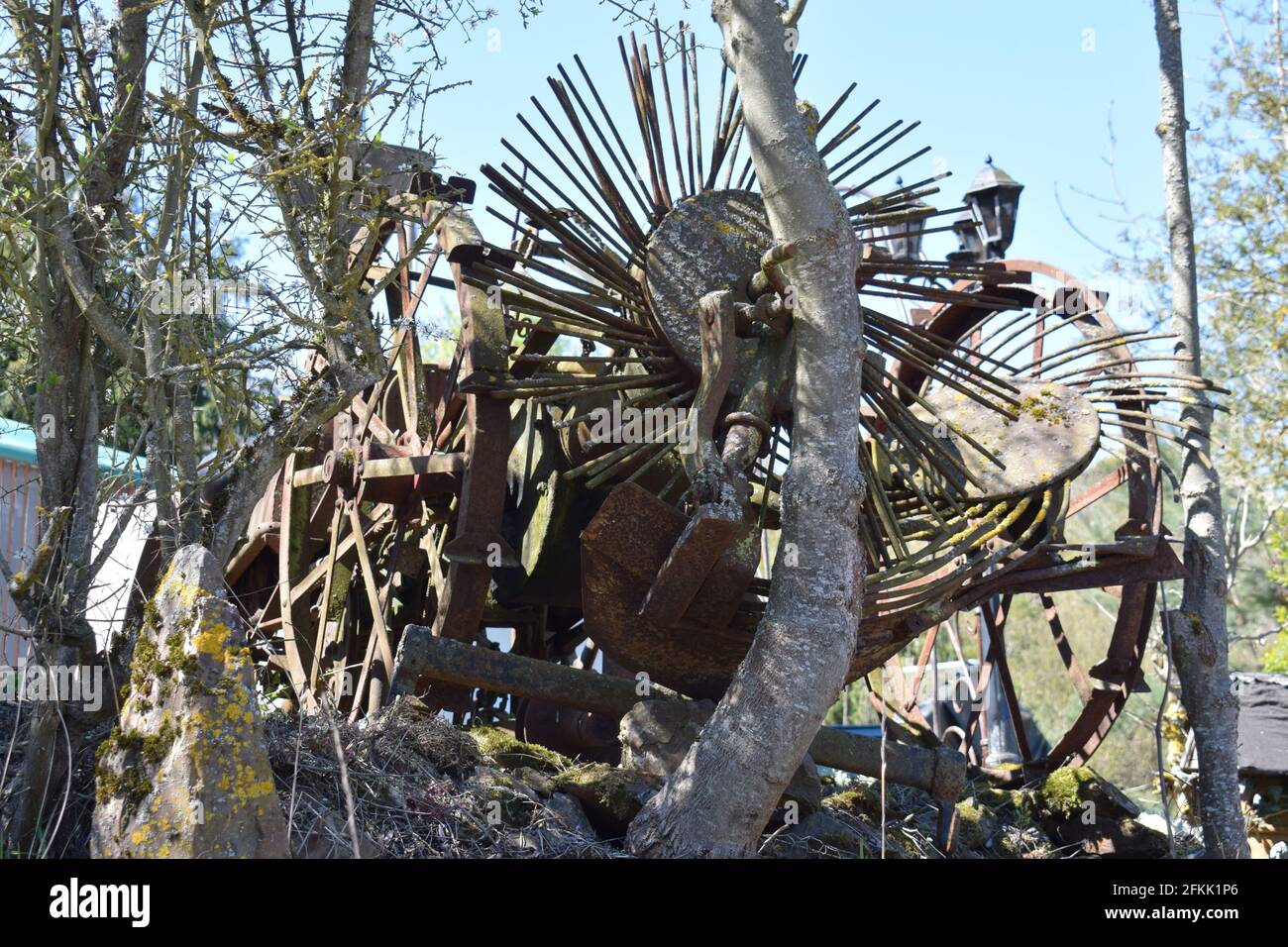 rusty farming equipment Stock Photo - Alamy