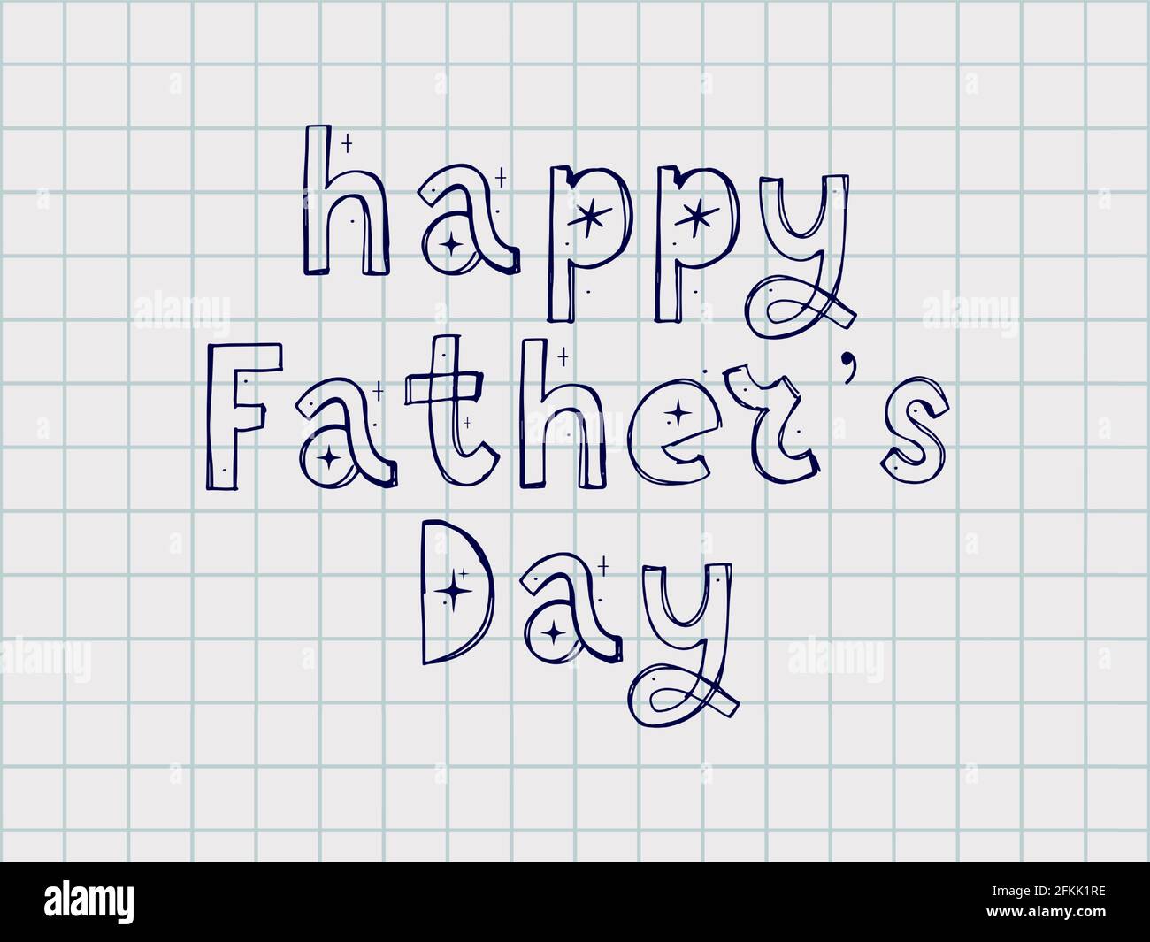 Happy father's day. Lettering. funny font text Stock Vector Image & Art ...