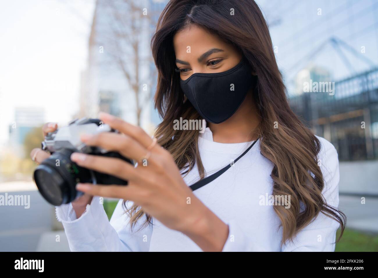 Young brunette professional using hi-res stock photography and images ...