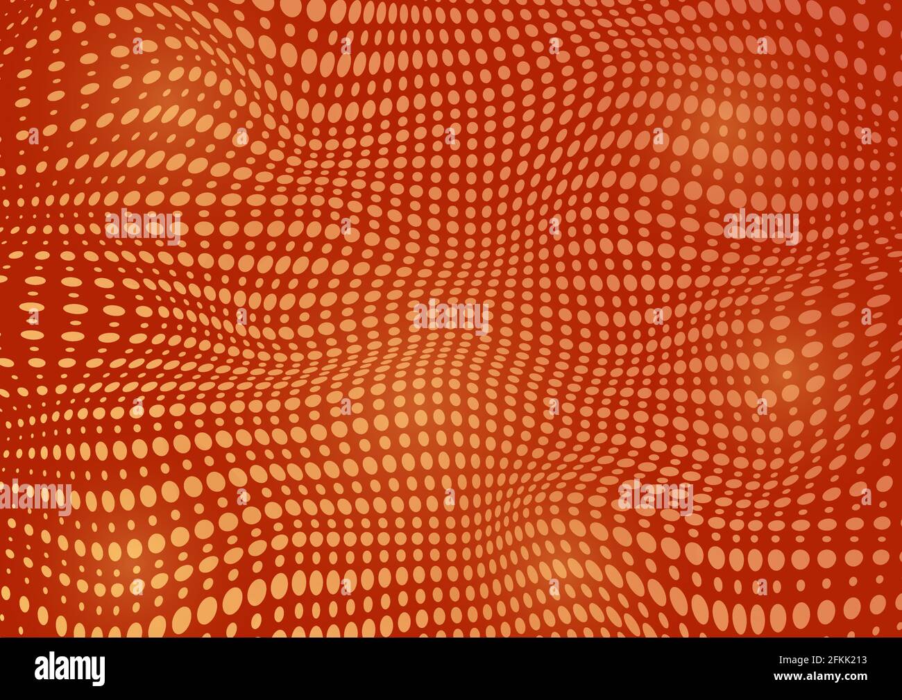 Abstract wave pattern of circles and ovals for texture, textiles ...