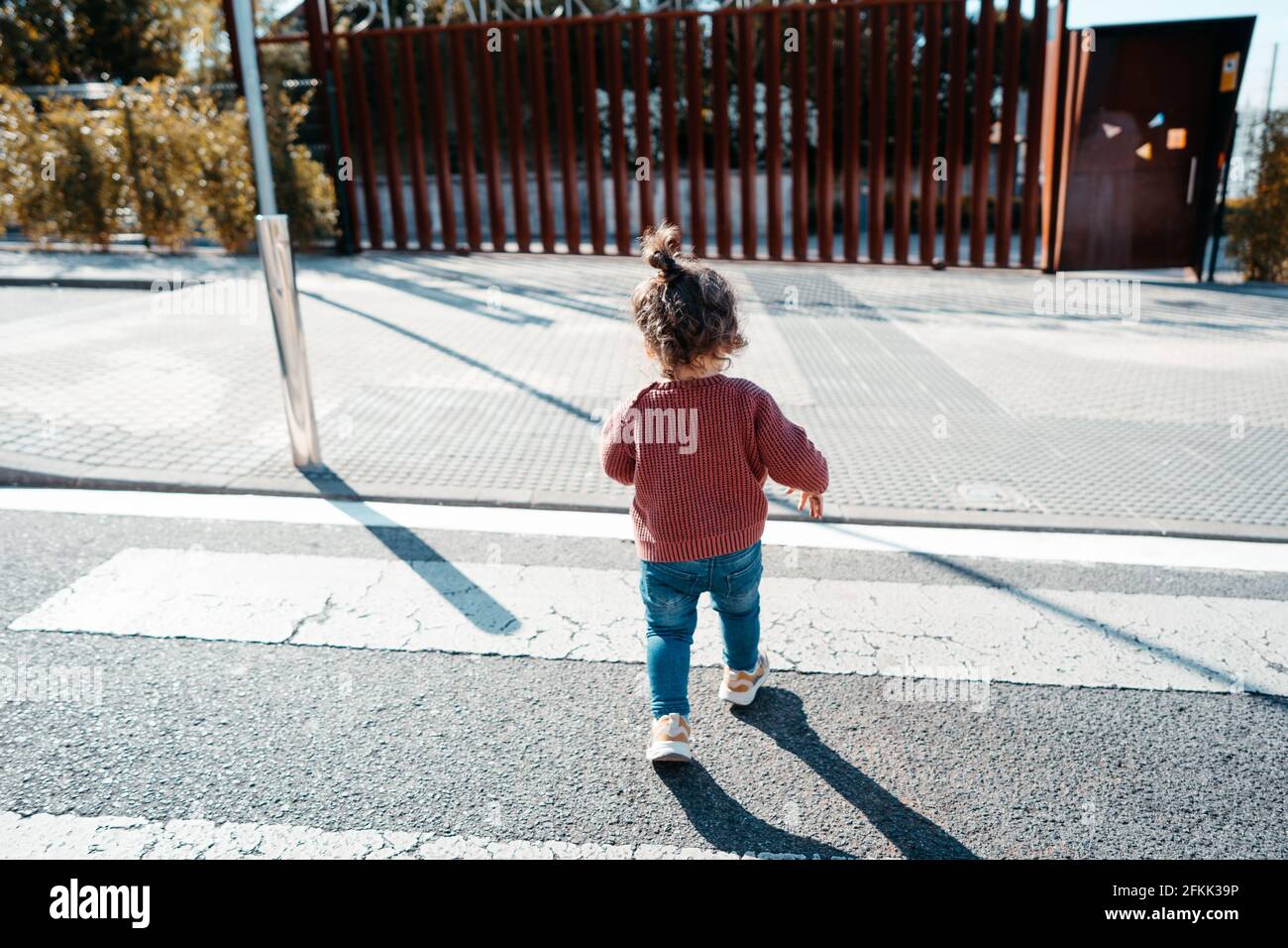 Children crossing street on crosswalk hi-res stock photography and ...